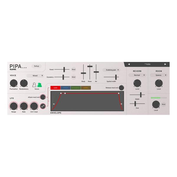 ・ウェーブテーブルシンセサイザーとグラニュレーションシンセサイザーのユニークなクロスオーバー・フォルマント、ダイナミクス、ピッチ間の連続モーフィング・男性と女性の両方の声が特徴・フォルマント、ダイナミクス、ゲイン、ピッチ用の個別のエンベロー...