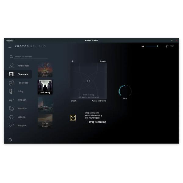 完全ロイヤリティフリーの効果音を自由自在にジェネレートサウンドエフェクトの検索、編集、レイヤーに何時間も費やす必要はありません。 KROTOS STUDIOなら完全ロイヤリティフリーのユニークなサウンドエフェクトを簡単に作成できます。日本で...