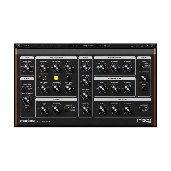 Moog Musicのベースシンセの歴史の深みの中から生まれたMarianaは、現代のパフォーマーやプロデューサーの方々のエレクトロニックなサウンドデザインの技術に新たな手法を与えてくれます。Marianaは、直感的なオーディオ処理とレイヤ...