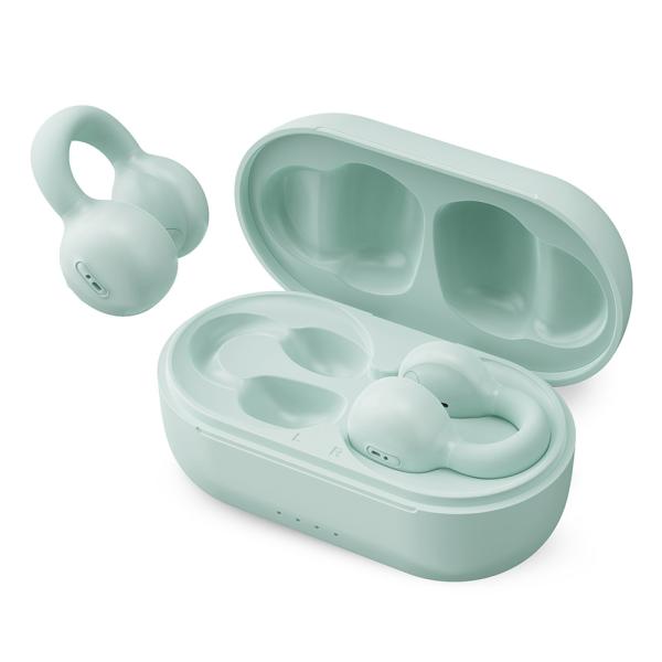 『ながら聴き』イヤホンの決定版！・耳の方向だけへ音を伝える空気伝導技術・耳を塞がないオープンイヤーデザイン■空気電動・外耳道の形状を検出することで、スピーカーから　出た音の指向性を制御・周囲への拡散を抑制し、ビーム状の音波にして外　耳道に効...