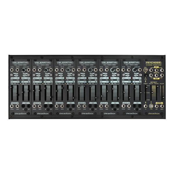 Telepathy Bundle は、Telepathy モジュールの優れた接続性を生かしてさまざまな用途で使用することが可能です。各 Telepathy モジュールの MIDI 入出力をチェーン接続することでポリフォニック演奏を行うことが...