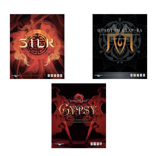ワールド＆エスニック音源を代表する「Gypsy」「RA」「Silk」のバンドルです。