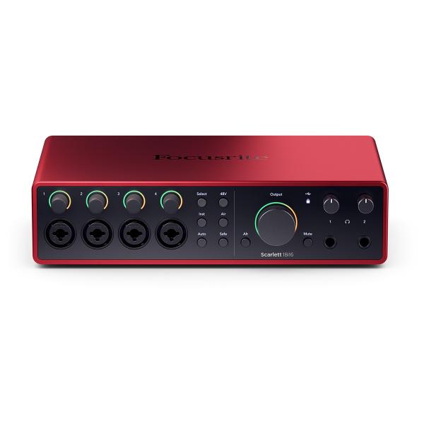 Scarlett 18i16は、レコーディングや作曲を行うアーティストのために設計されたオーディオインターフェースです。Focusriteインターフェース最上位機種のRedNetシリーズにも使用されているプロ品質のAD/DAコンバーターと、...