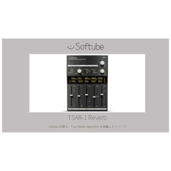 TSAR-1に搭載されたTrue Stereo Algorithmは不思議な力の源です。（※日本語マニュアル付属）TSAR-1にはTSAR-1Rも含まれています。TSAR-1はSoftubeの豪華バンドルVolume 6に収録されています。...