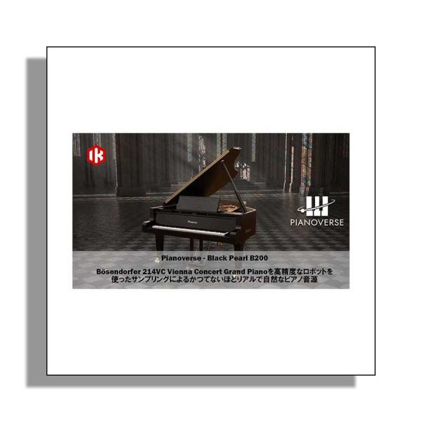 B sendorfer 214VC Vienna Concert grand pianoをピアノモデルに。IK Multimedia独自の高精度なサンプリング・ロボットを使って収録したサンプルと最新のエンジンで実現しました。Black Pe...