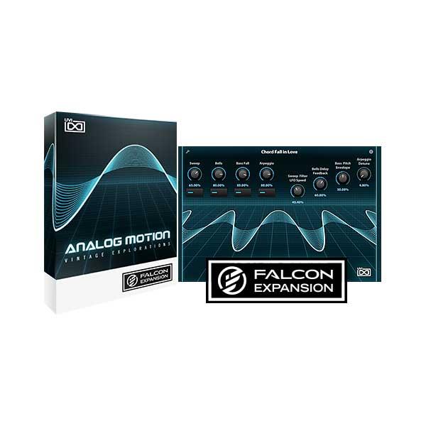 FALCON 専用のビンテージサウンドエクスパンション・クラシックアナログシンセサウンドを彷彿させる Falcon の拡張ライブラリ・カスタムマクロコントロールによる演奏しながらのクイック操作が可能な音色パッチ・Falcon の全機能による...