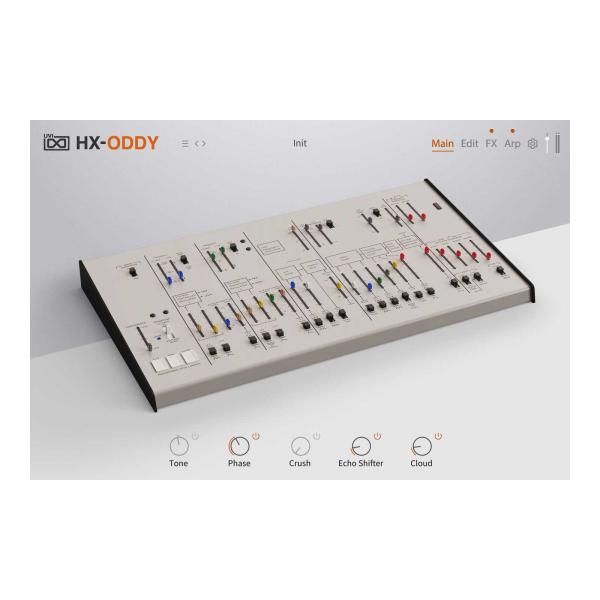 レジェンドの帰還・傑作アナログシンセサイザーの強力でモダンな再構築・独自のハードウェアベースのウェーブテーブルとモデリングフィルター・頼りになる職人の手による 280 プリセット、ユーザーサウンドの作成