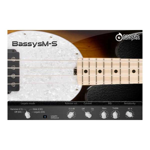 シンプル操作とリアルサウンド演奏をサポートするベースギター音源AcousticSamples は実際の楽器のバーチャル化に極めるメーカーです。BassysM S はラウンド弦を張った4 弦仕様のMusicman StingRay を基にした...