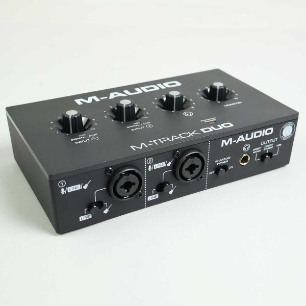 ・2チャンネルのUSBオーディオインターフェース（mac/PC）・クリスタルプリアンプ内蔵高音質コンボ入力x2・マイク、インストゥルメント、ラインレベル切替スイッチ搭載・コンデンサーマイク用 +48Vファンタム電源・1/4インチRCA出力端...