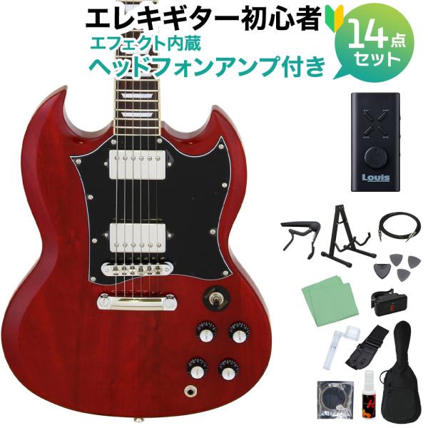 上位モデル同様、SGらしい伝統的なセットネック仕様のブリッツBSGシリーズ。ワンランク上のクオリティを求めるエントリーユーザーにお勧めの、コストパフォーマンスに優れたエレキギターです。※木部分には木目、色味等の個体差があり、掲載の商品画像と...