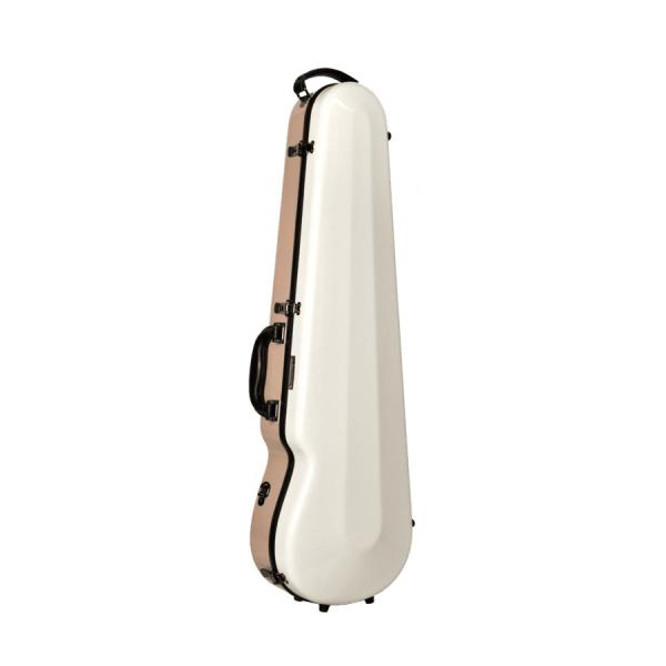 グラスファイバー素材でできたお洒落なバイオリンケースです。個性が光るツートンカラーで、バイオリン生活に彩りを添えます。