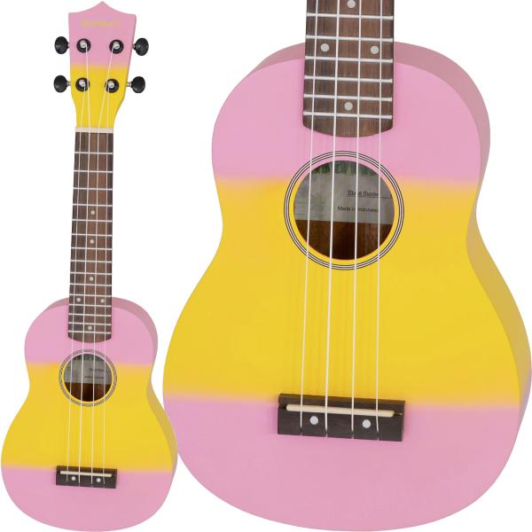 チューニングがしやすく、安定性の高いギアペグを採用したソプラノウクレレです。ウクレレを手軽に始められる1本で、ウクレレの標準とされる全長54cmのコンパクトなソプラノサイズのため抱えやすく、お子さんも大人の方も気軽に演奏を楽しめます。持ち運...