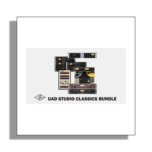 UAD Studio Classics バンドルは、象徴的なオーディオ プラグインのコレクションを提供します。各プラグインは、クラシックスタジオハードウェアの独特のアナログの温かみと特徴を忠実に再現します。Fairchild Limiter...