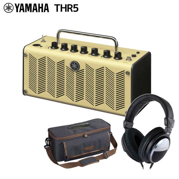 【セット内容】・YAMAHA THR5 アンプ・YAMAHA THRBG1 キャリーバッグ・NAGAOKA NS101GHP ヘッドホン