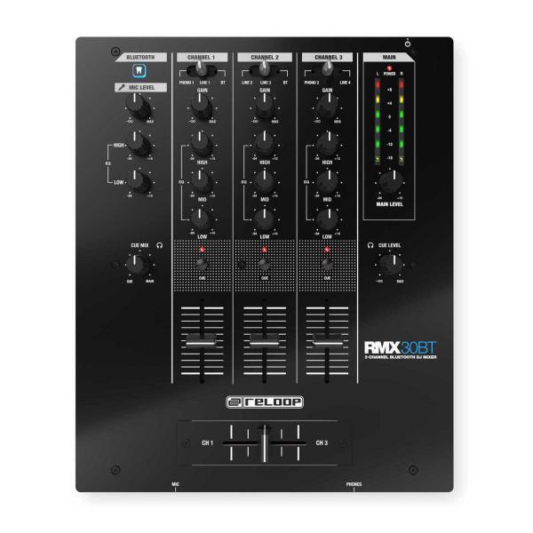 RMX-30 BTは、ホームユースや小規模イベントに最適な万能型DJミキサーです。Bluetooth入力機能を搭載し、スマートフォンやタブレットからお気に入りの楽曲をワイヤレスでストリーミング再生可能です。Bluetooth入力機能搭載で、...