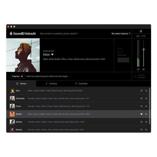 新時代のボイスチェンジャープラグインに待望の永続版ライセンスが登場！AIが解析するボイスチェンジャープラグインSoundID VoiceAIに新しく永続ライセンス版が追加！トークンの消費を気にすることなく、追加料金なしで何度でも変換や移調を...