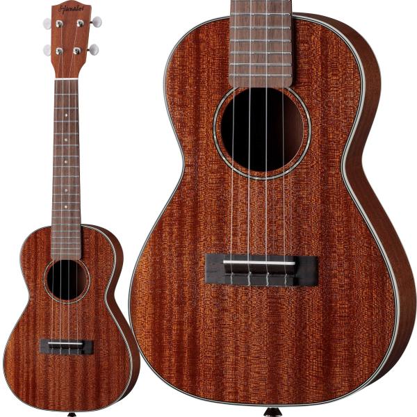 ボディ全体にマホガニー単板を使用した、オール単板仕様のコンサートウクレレです。ソプラノサイズよりひと回り大きなコンサートサイズに、オール単板ならではの芳醇な響きと快適な演奏性をプラス。メロディー演奏を楽しむソロ・ウクレレ派の方はもちろん、「...