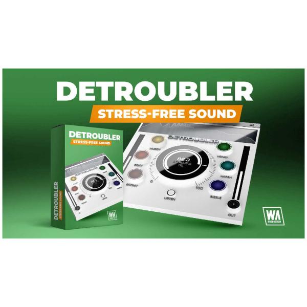 Detroublerは、「耳疲れしやすい周波数」を自動的に検出・抑制し、ミックスの不快感を和らげるプラグインです。心理音響学（Fletcher Munson曲線、Barkスケール）を活用し、6つの周波数帯をターゲットにして処理を行います・調...