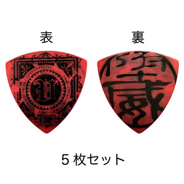 DIR EN GREYのライブツアーTOUR16-17 FROM DEPRESSION TO _ 【mode of VULGAR】Tour Pick DIEモデルの5枚セットです