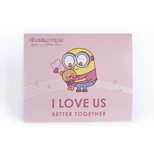 いたずら好きでお茶目な世界的人気キャラクター「ミニオン」のクリーニングペーパーが登場です！大人気キャラクター「Bob+Tim」。ミニオンの中では弟的存在のボブと、ボブの大好きな相棒くまのぬいぐるみのティムがチャーミングなデザインです。ペーパ...