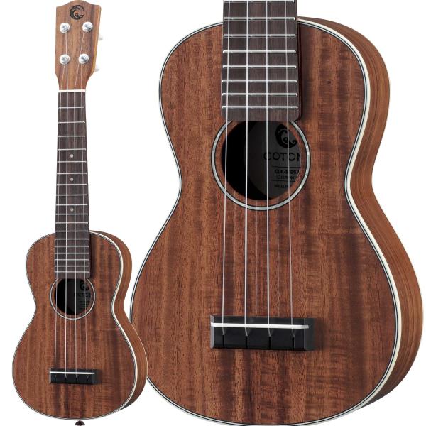 ボディ全体にブラックウッド（アカシア）単板を使用した、オール単板仕様のソプラノウクレレです。ウクレレの上位モデルに採用されるハワイアンコアはハワイ産のアカシアですが、ブラックウッドはオーストラリア産のアカシアで、ハワイアンコアに近い性質を持...