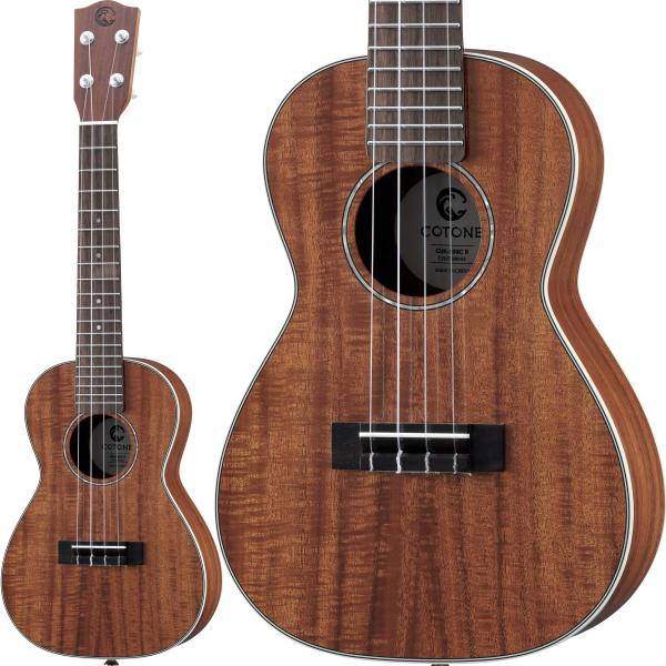 ボディ全体にブラックウッド（アカシア）単板を使用した、オール単板仕様のコンサートウクレレです。ウクレレの上位モデルに採用されるハワイアンコアはハワイ産のアカシアですが、ブラックウッドはオーストラリア産のアカシアで、ハワイアンコアに近い性質を...