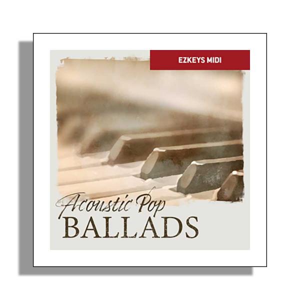 『KEYS MIDI - Acoustic Pop Ballads』は、1つの楽器とボーカルだけで構成されたシンプルなスタイルにフォーカスし、バラードに特化したEZkeys用のMIDIを収録しています。本製品はシンプルで繰り返しされたコード...