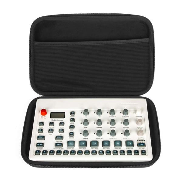 ※ケースのみの販売となります。画像に記載されている楽器本体、ケーブルなどは付属いたしません。Elektron Model:Samples/Model:Cyclesにぴったりフィットする、軽量で堅牢なPULSEシリーズのセミハードケース。持ち...