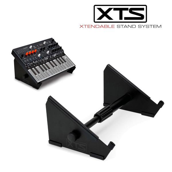※ケースのみの販売となります。画像に記載されている楽器本体、ケーブルなどは付属いたしません。XTSスタンドの1段・スモールモデルです。伸縮式で機材に合わせてサイズ調整可能で様々な機材に対応XTSデスクトップ・スタンドは、独自の伸縮式デザイン...
