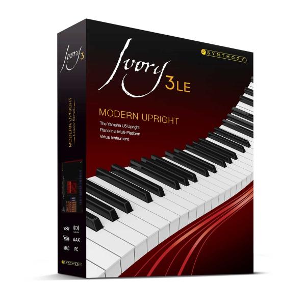 Ivory 3プラットフォームに新たに加わったSynthogy Ivory 3 LE Uprightsシリーズ。本製品「Modern Upright」はパフォーマーやプロデューサーに広く愛用されるYamaha U5のあの独特なサウンドを再現...