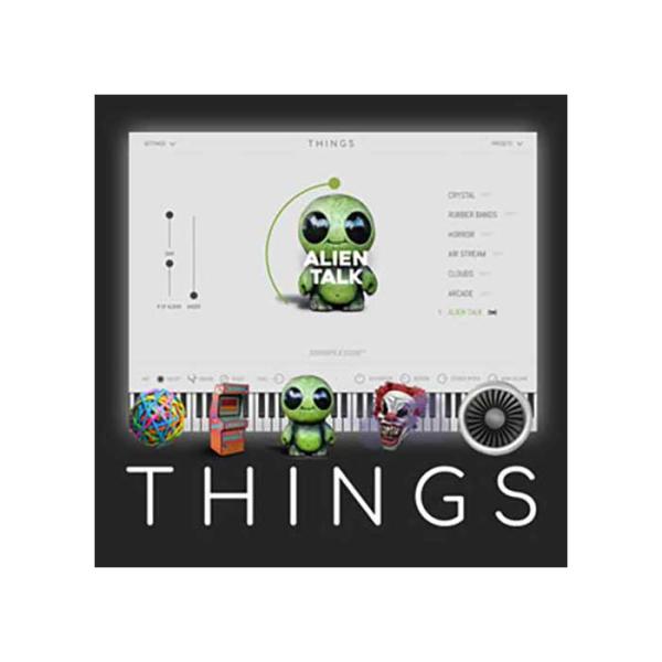 『THINGS』は、シンセサイザーの経験がゼロでも高品質なサウンドを作成できるシンセサイザー音源です。「Descriptors」と呼ばれる直感的にサウンドの質感を調整できる仕組みを実装しており、これにより「ノブの効果」と「それが生み出すサウ...