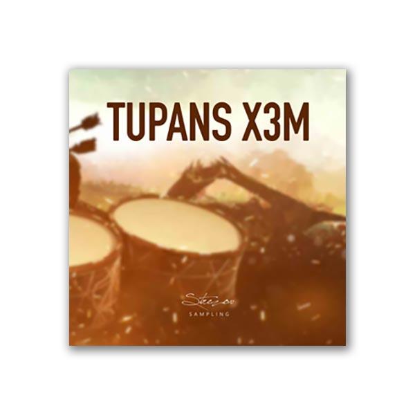 『TUPANS X3M』は、アクション映画などの音楽でよく耳にするブルガリアの伝統的な打楽器「トゥパン」を収録したライブラリです。様々なアンサンブル・サイズ（a8、a3、Solo）のサウンドをディープにサンプリングしています。