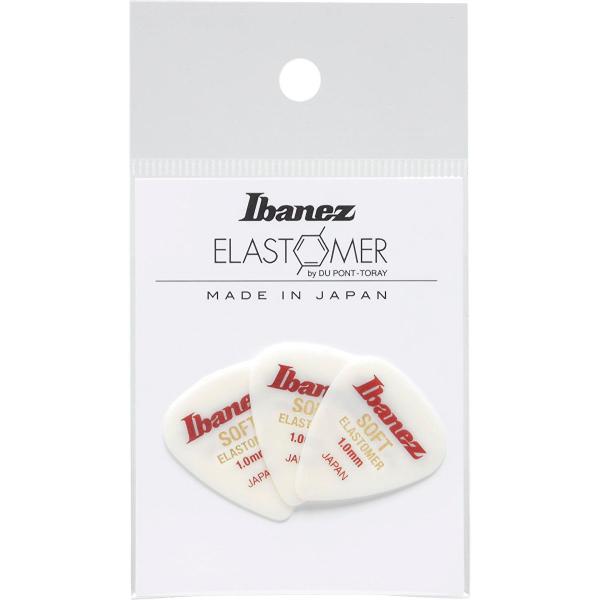Product Name：ELASTOMER PickType：Soft厚さ：1.0mm材質：エラストマーSOFT素材シェイプ：Teardrop Shapeセット：3枚セット