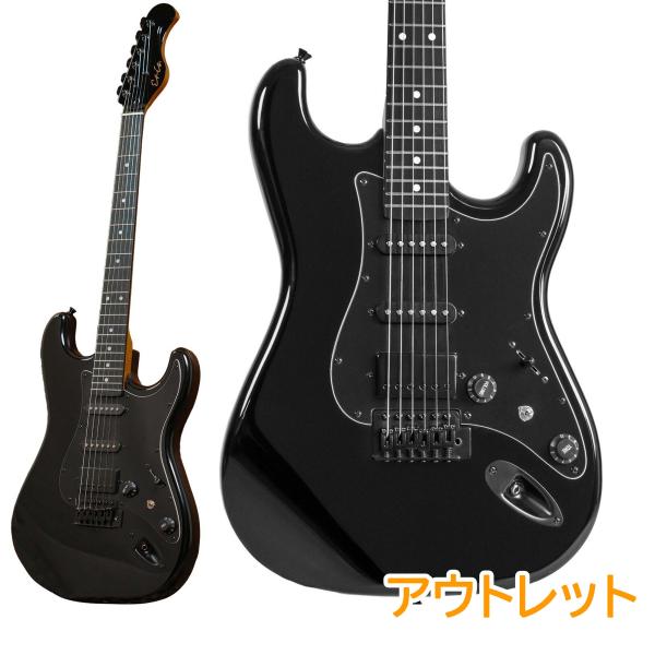 Eris.ブランドのストラトキャスタータイプ。ローステッドメイプル指板や、SSHピックアップレイアウトでのコイルタップなど、クラスを超えた仕様が特徴です。ボディ：ポプラネック：ローステッドメイプル指板：ローステッドメイプル（ブラックカラーの...