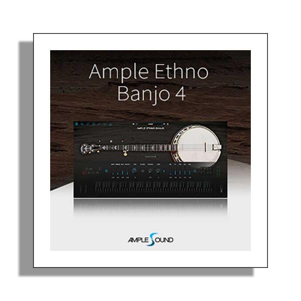 『AMPLE ETHNO BANJO』は、5弦バンジョーを思うがままに演奏するソフト音源です。DEERING 社SIERRA BANJO の各弦から丹念にサンプリングしたサステインやナチュラルハーモニクス、パームミュート、スライド、ハンマリ...