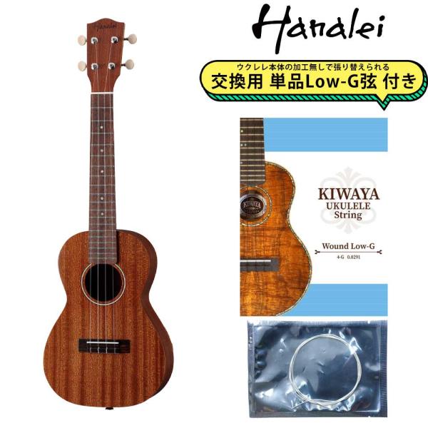 はじめての1本でも、本格的なサウンドを楽しみたい。そんな方におすすめしたい、表板にマホガニー単板を採用したコンサートサイズのウクレレです。ソプラノサイズよりひと回り大きなコンサートサイズに、単板トップならではの豊かな響きと快適な演奏性をプラ...