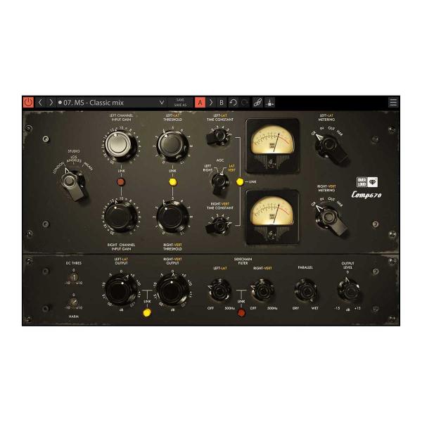 COMP670: 伝説の真空管コンプレッサー・リミッターComp670は、非常に希少な伝説の真空管コンプレッサーをOverloudが再現したものです。シグナルチェーンに多数のトランスフォーマーを搭載することで、非常に温かみのある独特のトーン...