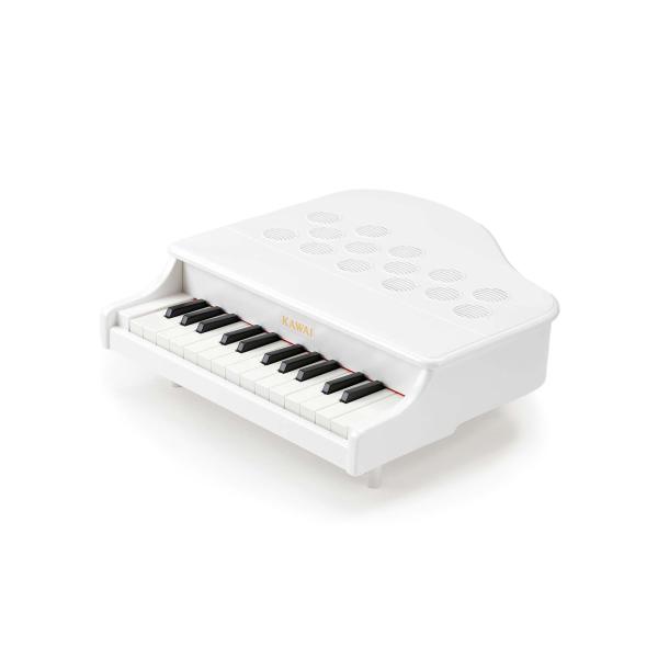 屋根の開かないポリスチレン樹脂製の本体で25鍵のピアノです。手ごろな価格と正確な音程が魅力のミニピアノ。落ち着いた優しいカラーの新色「ピュアホワイト」は、年齢や性別を問わず親しんでいただけます。- 定評のある正確な音程はじめだからこそ正確な...
