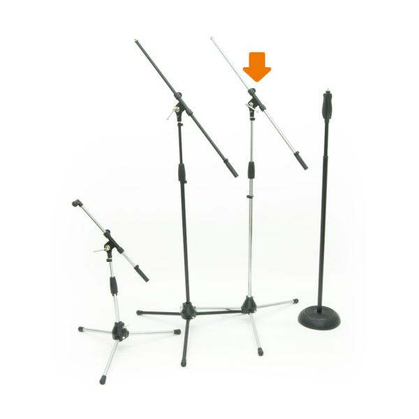 Triprop「MS-09 series」は、F-09シリーズのスタンダードな使用感はそのままに、ネジやグリップなどの細かなパーツを見直しさらに安定性が向上したマイクスタンドです。MS-09Cは標準ブームのマイクスタンド、ライブやスタジオな...