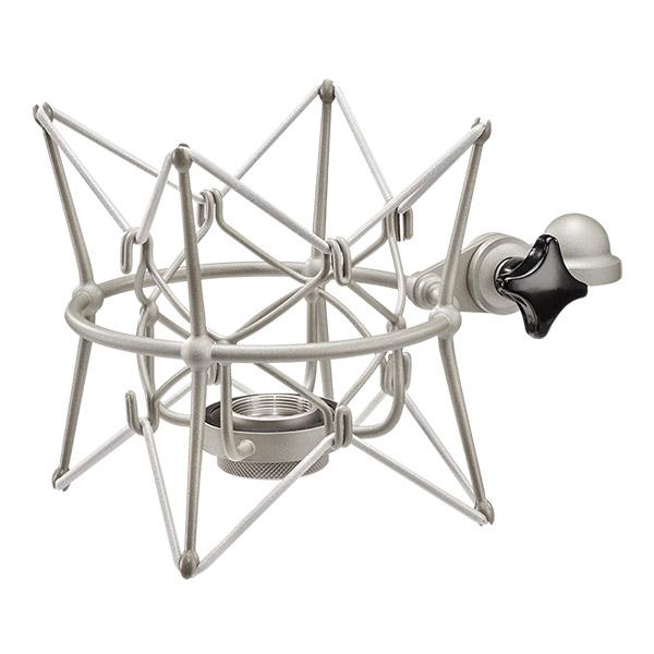 5/8インチ -27 メスネジに1/2インチ と3/8インチ スタンドに取付けるためのネジアダプターが付いた、スイベルマウントです。U 89 用