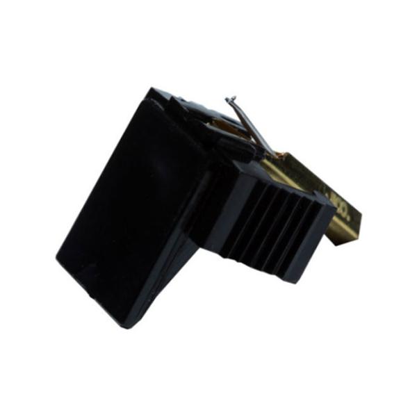 131-455Eは、ELAC（エラック）のレコードカートリッジ：STS-455-Eに使用できる、メーカーが製作した純正の針ではない、純正針と同等の性能を備えた代替針（交換針）です。この代替針（交換針）は「無垢ダエン針」タイプです。丸針と比較...