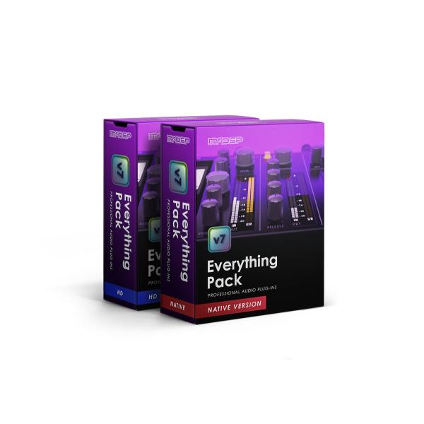 グリーンのプラグインをすべて揃えたいなら、新しいEverything Packが最短のルートです。すべてのMcDSPのイコライザー、コンプレッサー、バーチャル・テープ・マシン、マルチバンド・ダイナミック・コンプレッサー、リバーブ、ディエッサ...