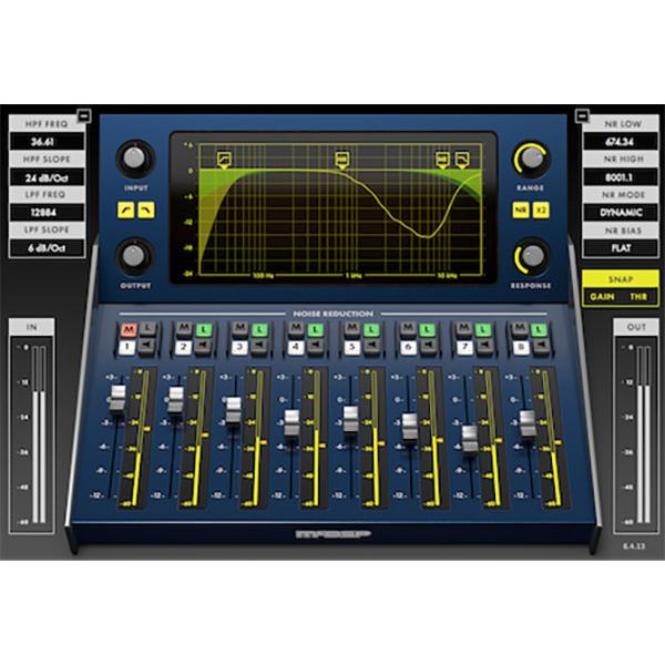 NR800は、音楽制作、ポストプロダクション、ライブサウンドに役立つリアルタイム・ノイズ・リダクション・プロセッサです。プラグイン内部のレイテンシーなく動作し、トランスフォーム・ベースで処理するノイズ・リダクション・プラグインに見られるよう...