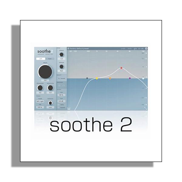 『SOOTHE 2』は、視覚的に分かりやすく、イコライザー感覚で使用できるダイナミックレゾナンスサプレッサー＆ディエッサーです。「レゾナンス」は、”共振””共鳴”とも訳され、ラージダイアフラムマイクを用いたボーカルトラックで不快となる高域成...