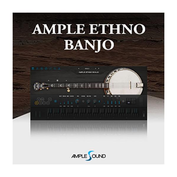 『AMPLE ETHNO BANJO』は、5弦バンジョーを思うがままに演奏するソフト音源です。DEERING 社SIERRA BANJO の各弦から丹念にサンプリングしたサステインやナチュラルハーモニクス、パームミュート、スライド、ハンマリ...
