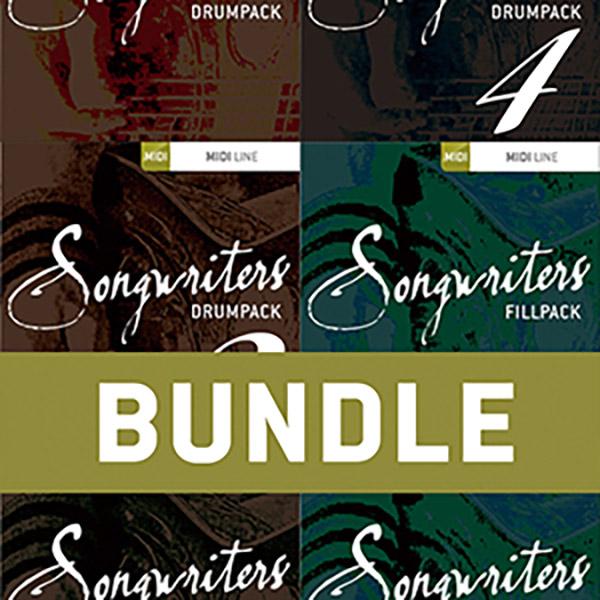 『SONGWRITERS DRUMPACK COLLECTION』は、ソングライター向けドラムMIDIパック「SONGWRITERS DRUMPACK」シリーズのバンドルセットです。