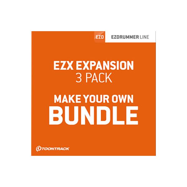 『EZX VALUE PACK』は、拡張ドラム音源『EZX』3 セットのバンドルパックです。