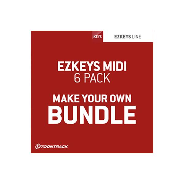 『EZKEYS MIDI 6PACK』は、EZKeys向け拡張MIDIパック6セットのバンドルパックです。