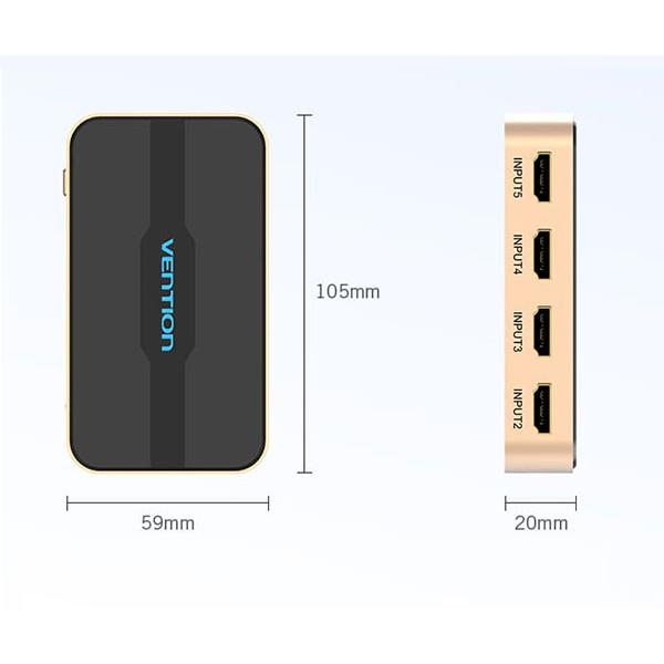 バージョン：HDMI 1.4コネクター：HDMI Aメス、DC電源ポートインターフェース：金メッキ解像度：4K 30Hzシェル：ABS + アルミニウム合金チップ：PI3HDMI301サイズ：105mm×59mm×20mm供給電流：5V/1...