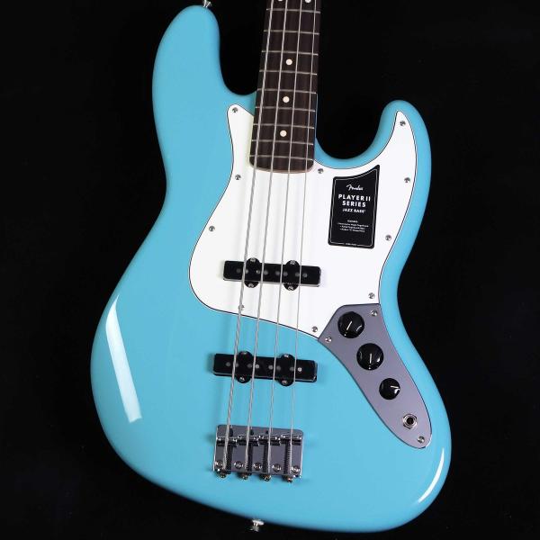 Player II Jazz Bass は、時代を超越したフェンダーの魅力を放ちながらも、その中身は現代プレイヤー向けにデザインされています。Modern ”C”シェイプのネックバックにはシルキーなサテンウレタンフィニッシュが施されており、...